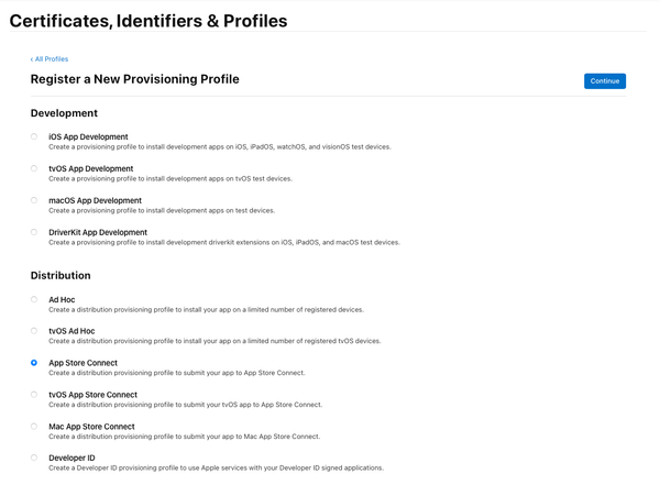 App Store Connect